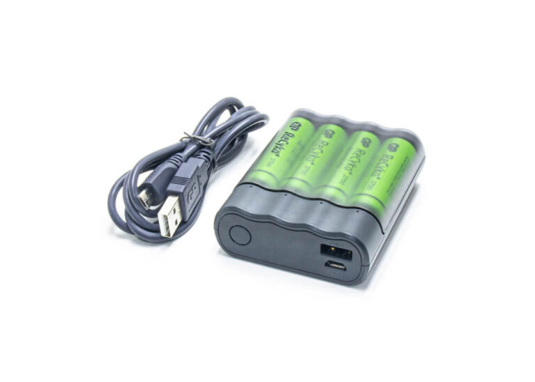 Nokta Impact USB Charger & 4 x AA Rechargeable Batteries